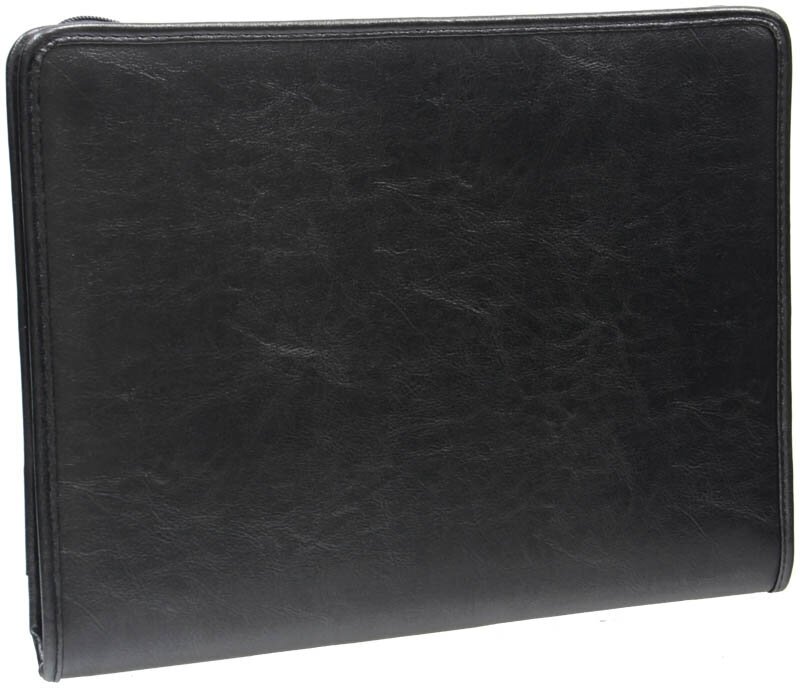 Папка деловая OfficeSpace «Venezia» кожзам, на молнии, зажим для бумаг