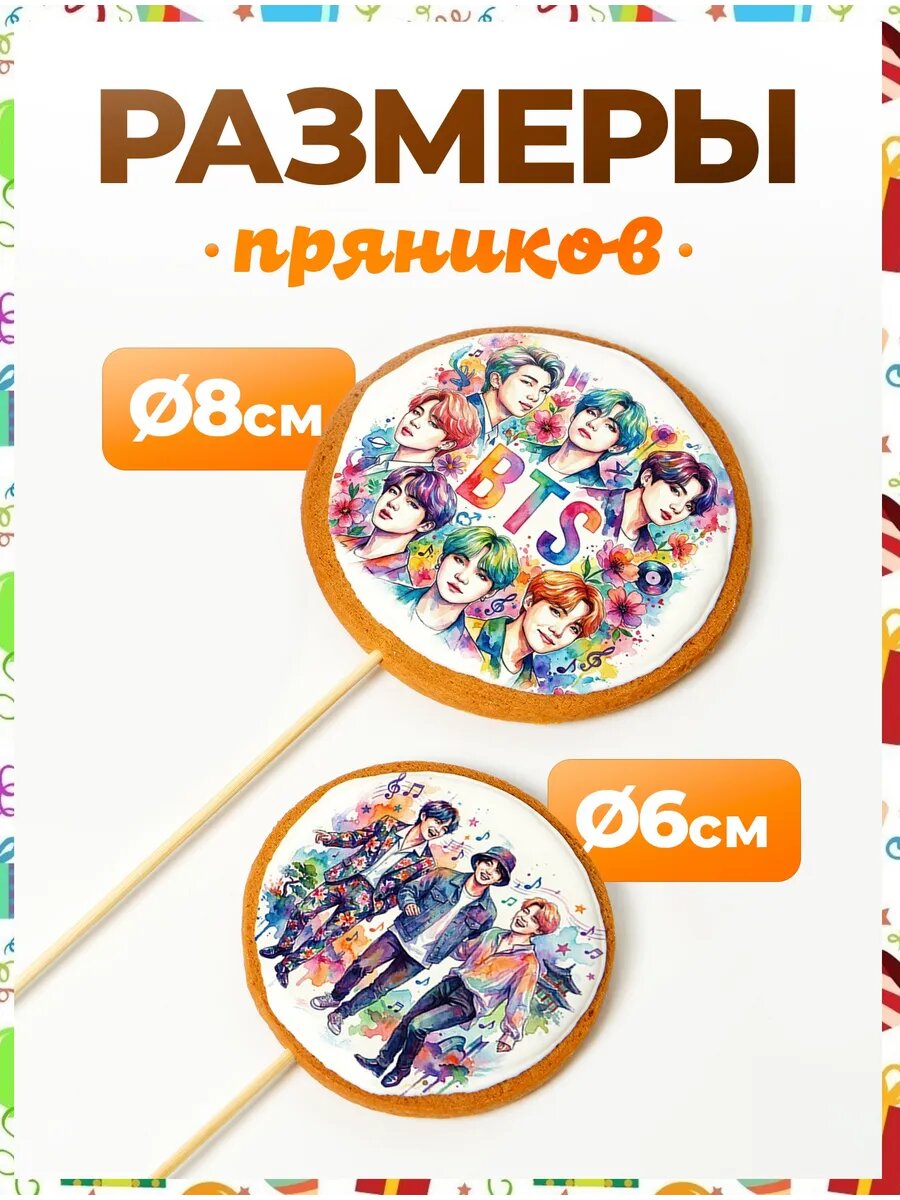 Топпер на торт. BTS — фото 1