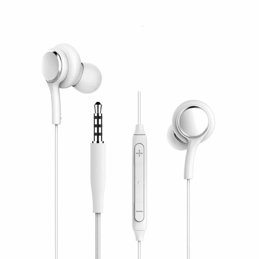 Проводные наушники с микрофоном WiWU EB310 White