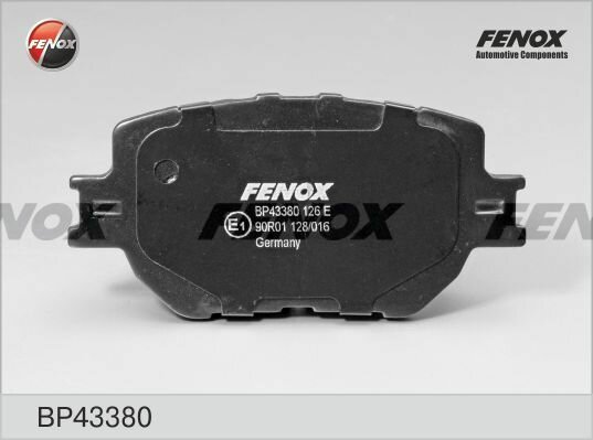 FENOX Колодки передние Toyota Land Cruiser J12 4.0-3.0, 03-, SUMITOMO BP43380
