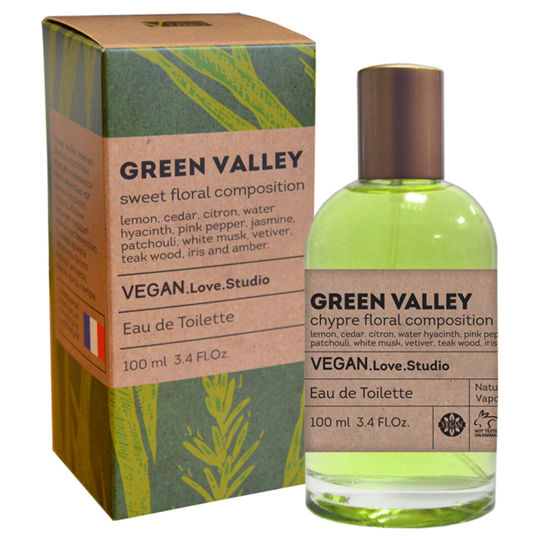 Delta Parfum Туалетная вода женская Vegan Love Studio Green Valley 100мл
