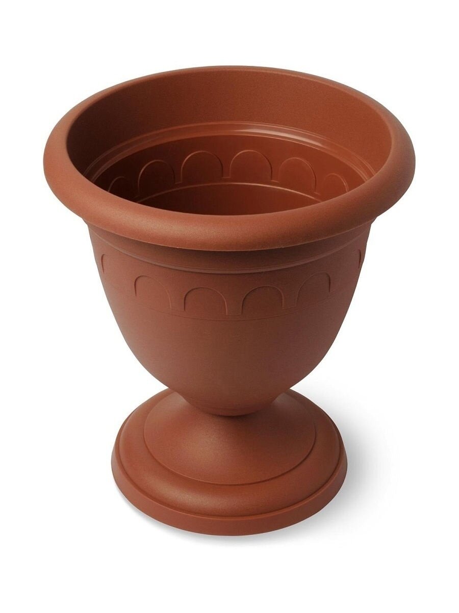 Вазон высокий Колывань 1,7л. Д18см террак