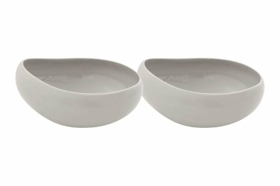 Набор 2 салатника Organica, серый, 15 см, 0,55 л (Easy Life)