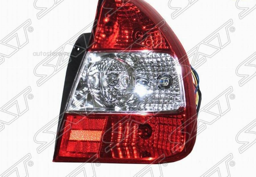 SAT ST3211923CR Фонарь задний Hyundai Accent 99-12 / ТагАЗ Accent 99-12 (Справа/ Хрусталь)