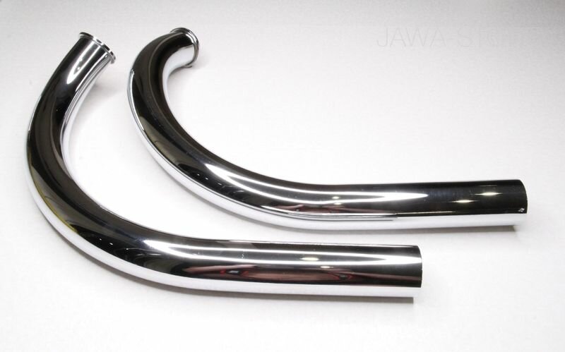 Приемная труба глушителя для Ява 350 модель 634 хром (Чехия)