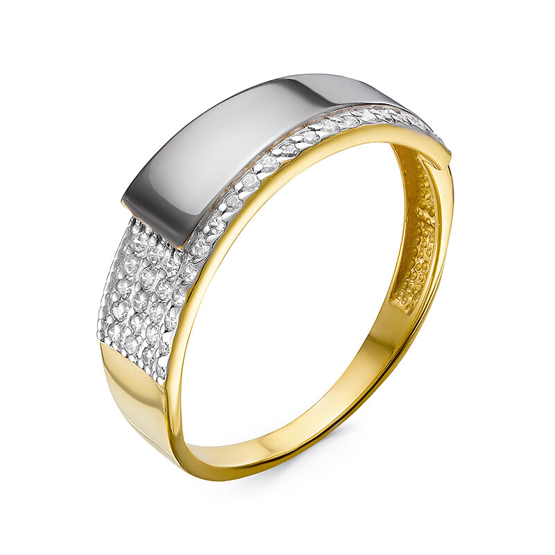 Кольцо, серебро, 925 проба, фианит