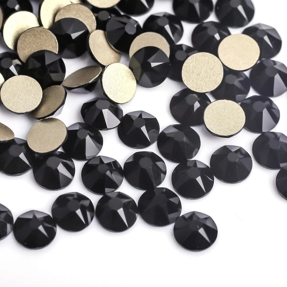 Стразы VC 2088, 16 граней, стекло Черный, SS20-1440pcs, Jet