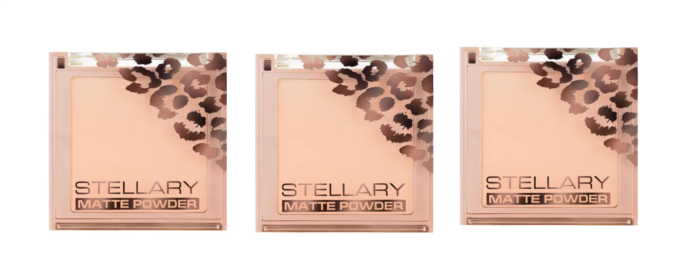 Пудра компактная Stellary Pressed Powder Soft Matte т.02 7 г 3 шт