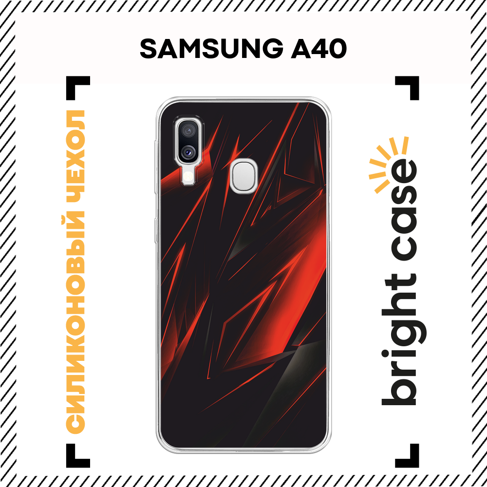 Чехол на Samsung Galaxy A40 / Самсунг A40 с принтом Текстура