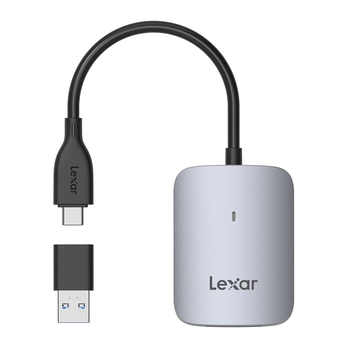 Устройство чтения карт памяти Lexar USB 3.2 CFexpress типа A RW515 с кабелем USB-C и адаптером USB-C — USB-A Скорость передачи до 900 МБ/с