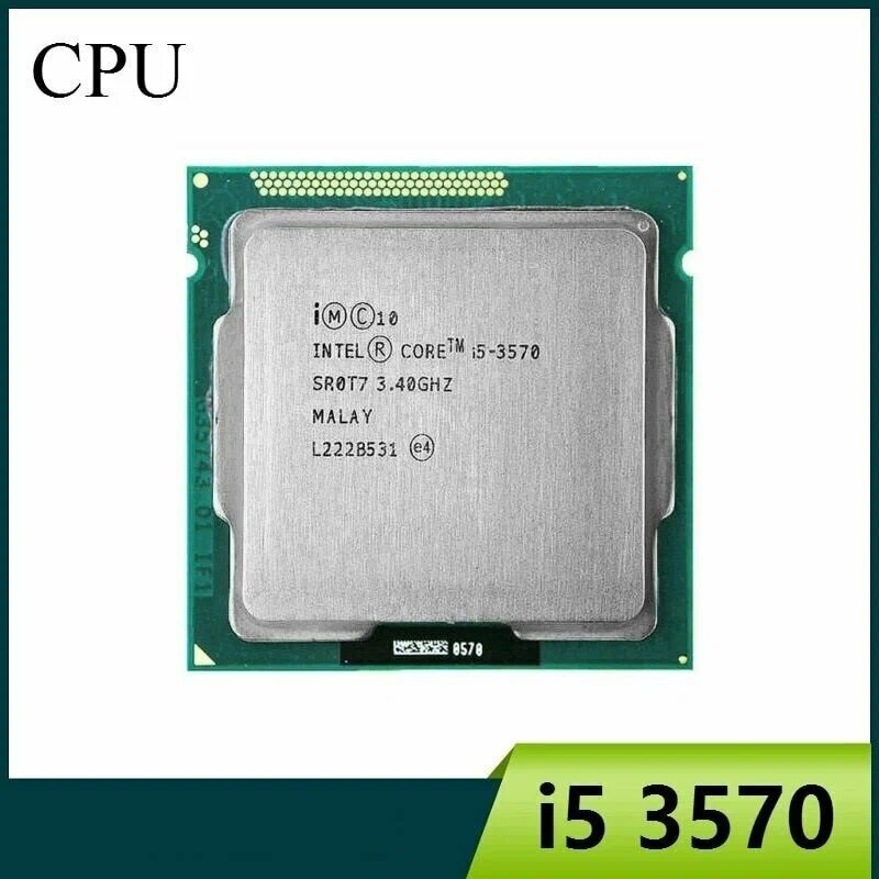 Процессор Intel Core i5 3570, 4 ядра, 3400мгц, OEM