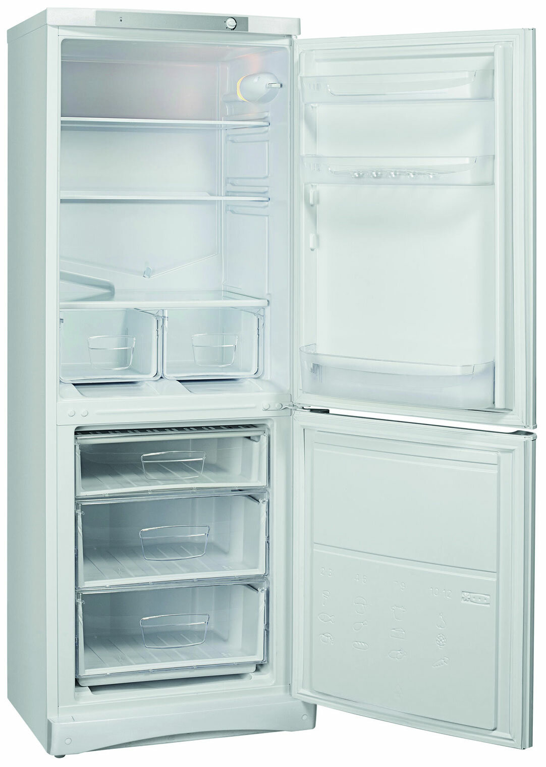 Двухкамерный холодильник Indesit ES 16 A Direct Cool, 299 л, белый