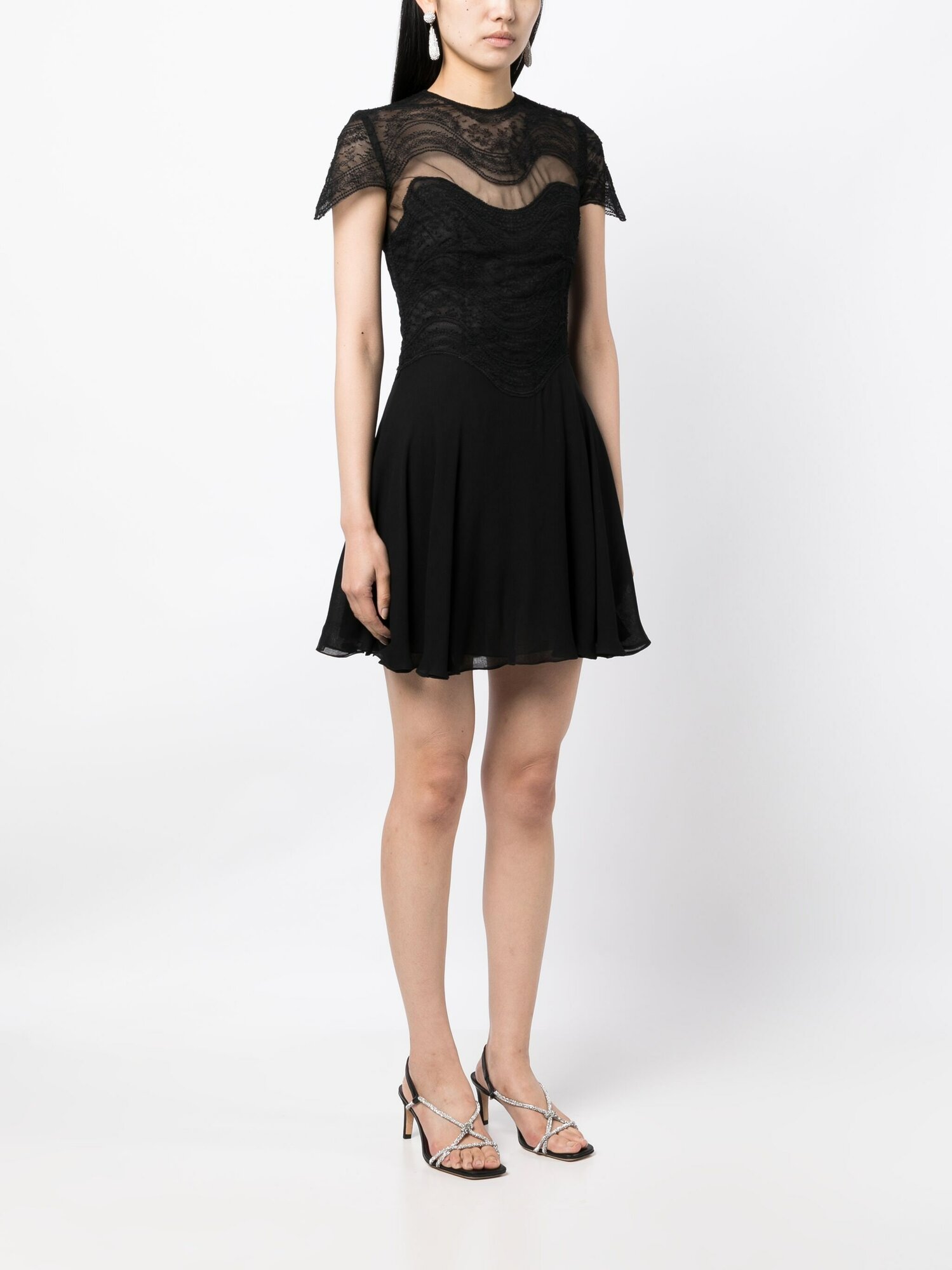 Платье Costarellos Mangano, размер 38, черный — фото 1