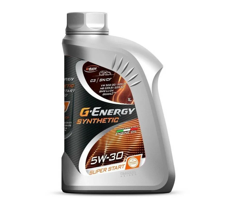 Масло моторное g-energy synthetic super start 5w-30 синтетическое 1 л