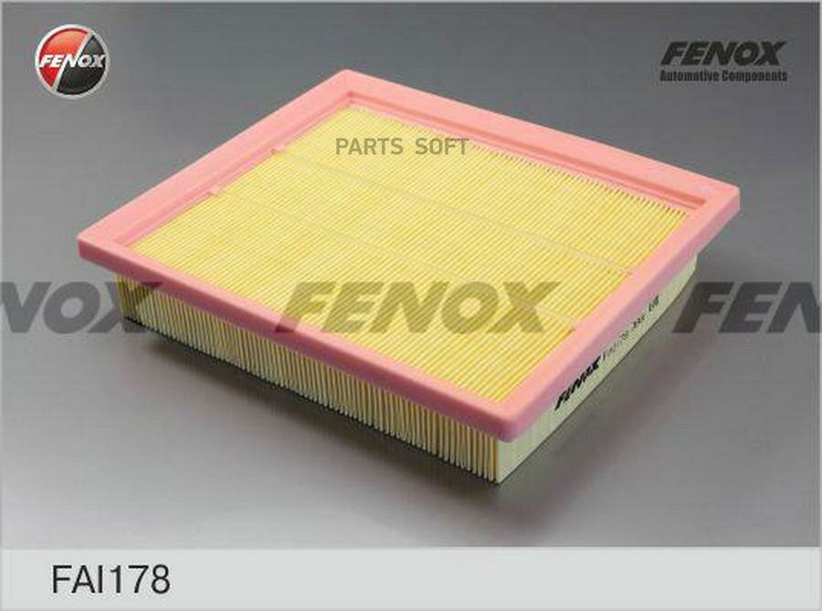 FAI178 FENOX Фильтр воздушный VW G3/G4/VENTO 1.4-2.8 91-99