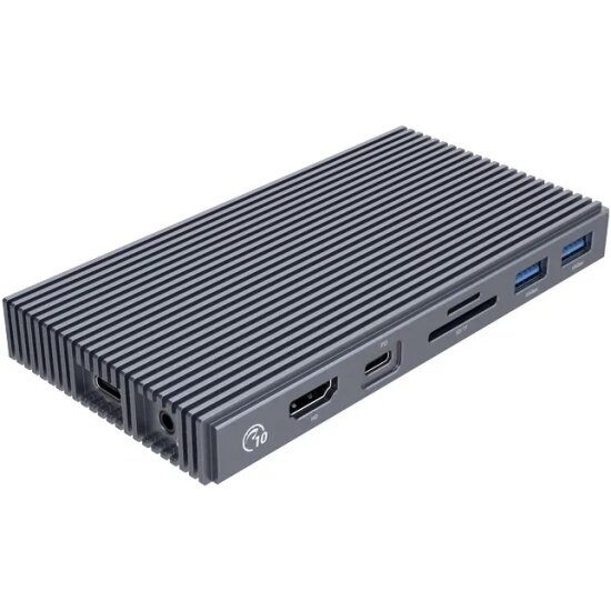 Мультифункциональная док-станция Orico CDH-9N USB Type C 9 в 1, серый