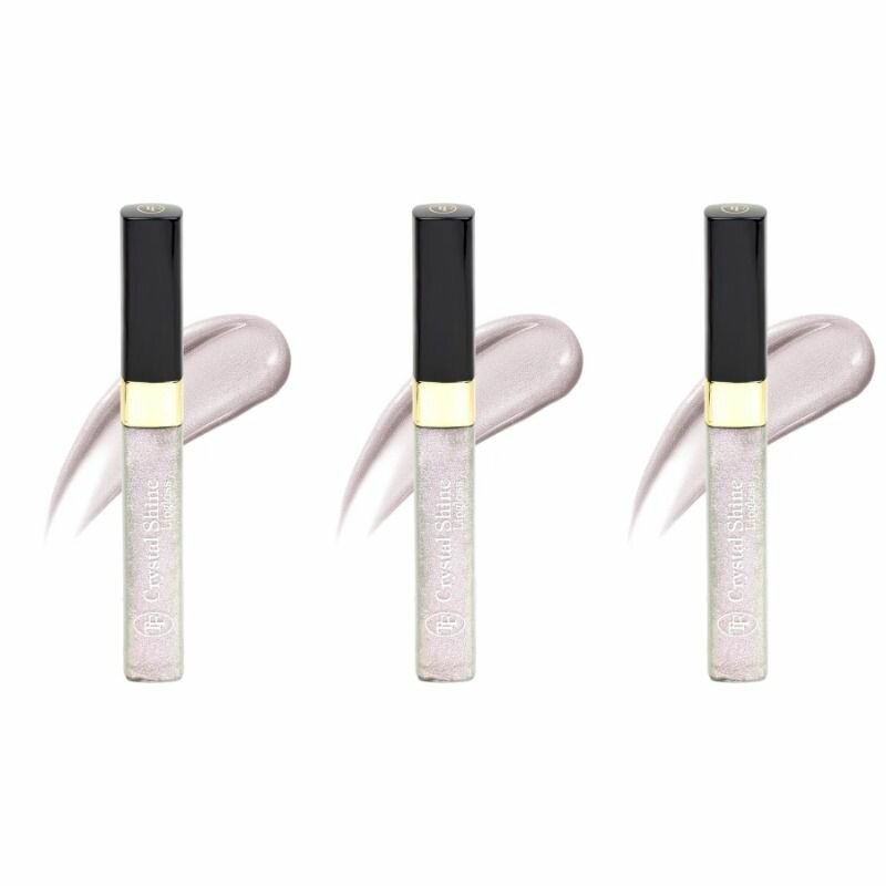 ТF Cosmetics Жидкая помада Cristal Shine Lipgloss, тон 01, обольщение, 3шт