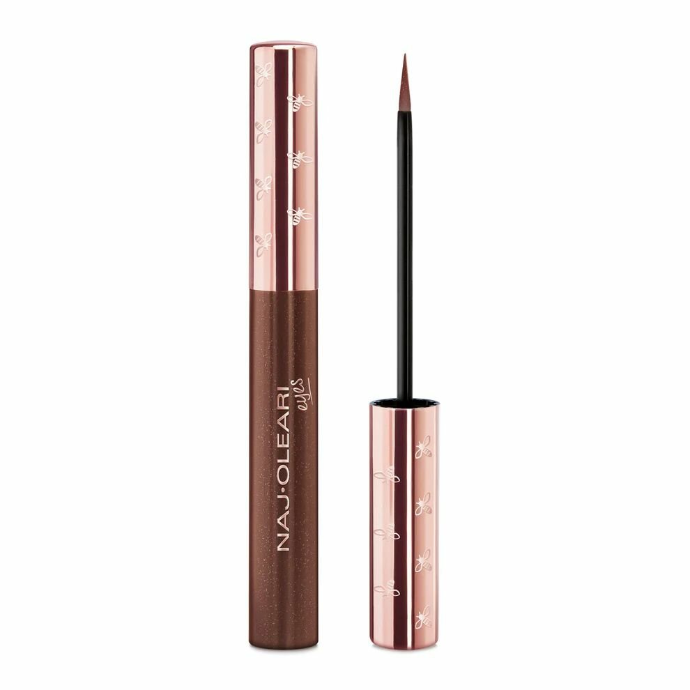 NAJ OLEARI Жидкая подводка для глаз Impeccable Eyeliner (04 Golden Cocoa)
