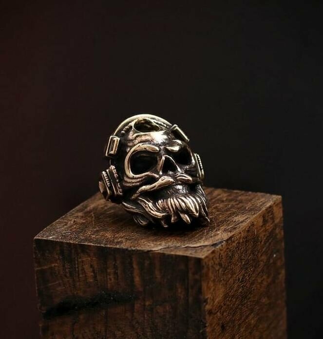 Череп - Зомби - Скелетон - Меломан - Хипстер - Музыкант - В Наушниках - Бусина на Темляк - Темлячная Бусина - Брелок - Миниатюра - Фигурка