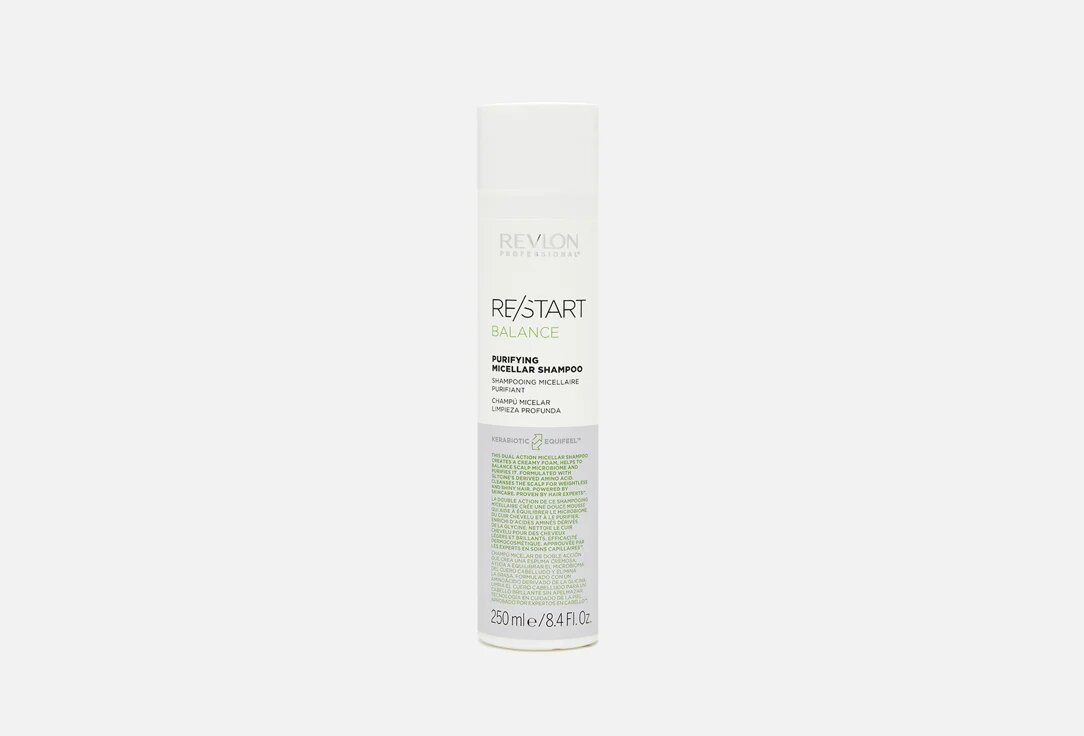Мицеллярный шампунь для жирной кожи головы Re/Start Balance Purifyng Miccelar Shampoo, 250 мл