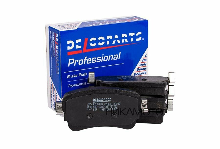 DELCOPARTS 19377504 Колодки тормозные задние дисковые CITROEN JUMPY Микроавтобус 1.5 102 л. с. Дизельный 2018 -
