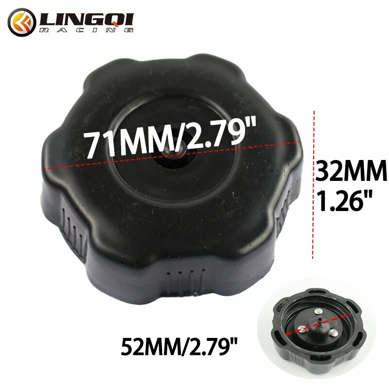 LINGQI RACING мотоциклетная пластиковая крышка газового топливного бака для грязевого велосипеда ATV 49CC 70CC 90CC 110CC Мотокросс Внедорожник 5