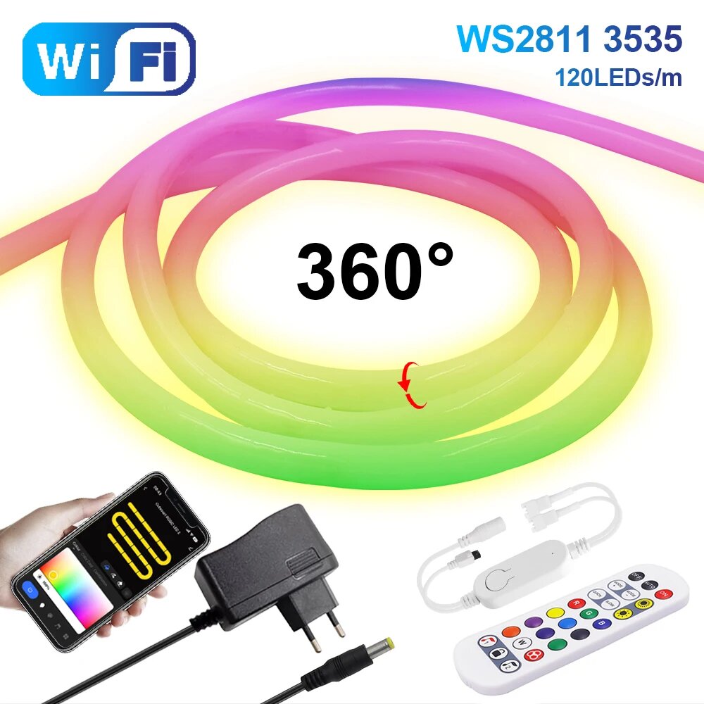 RGBIC Neon Light 2м Bluetooth, EU Plug — фото 1
