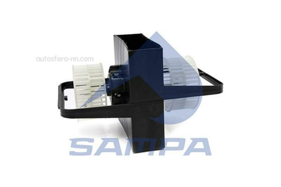 SAMPA 203496 электродвигатель отопителя! в сборе с крыльчаткой\ MB Actros 02>
