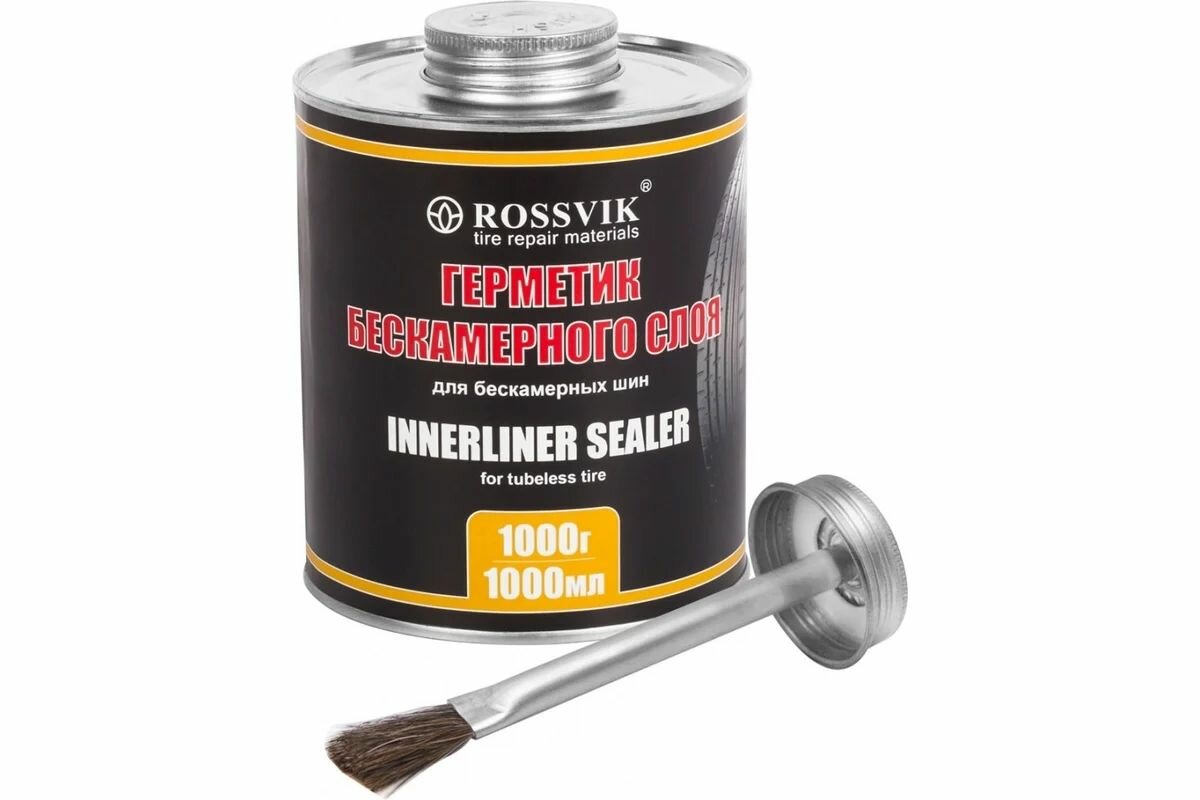 Герметик бескамерного слоя 1000 мл банка с кистью ROSSVIK
