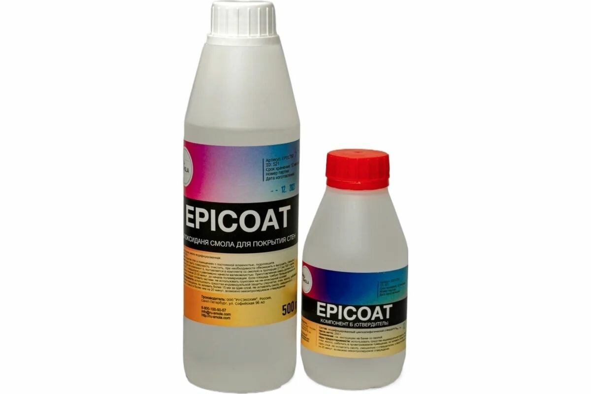 Эпоксидная смола ру-смола для покрытия стен Epicoat 750 гр EPIC750