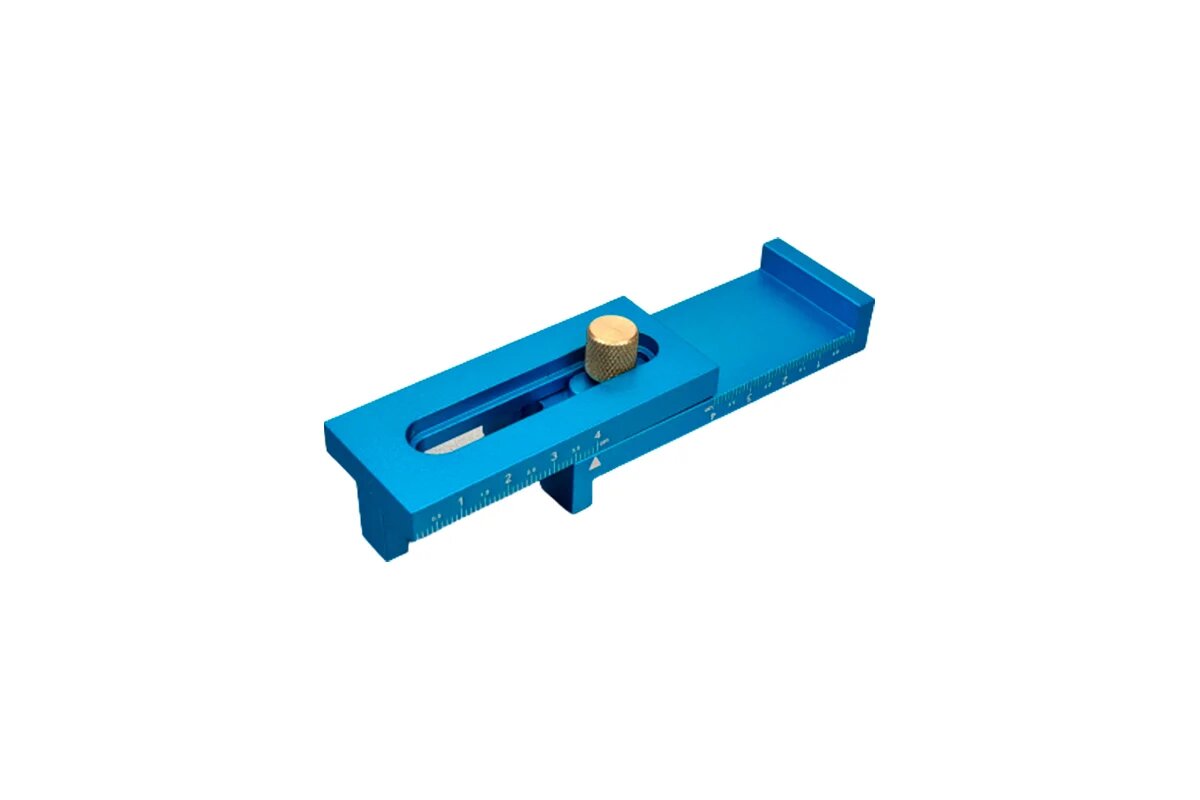 Uniq tool раздвижная линейка с фиксатором и упором 80x30 мм UTM-0098C-1 для чертежей