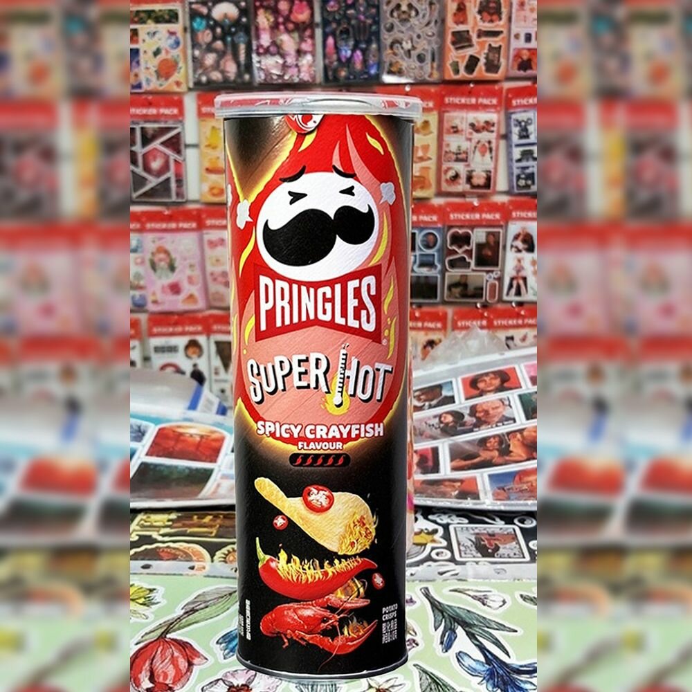 Чипсы картофельные Pringles со вкусом рака и сычуаньского перца 110 г, Китай