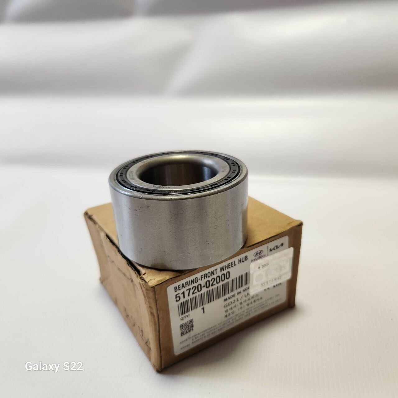 Hyundai/KIA подшипник ступицы переднего колеса, артикул 51720-02000, бренд MOBIS.