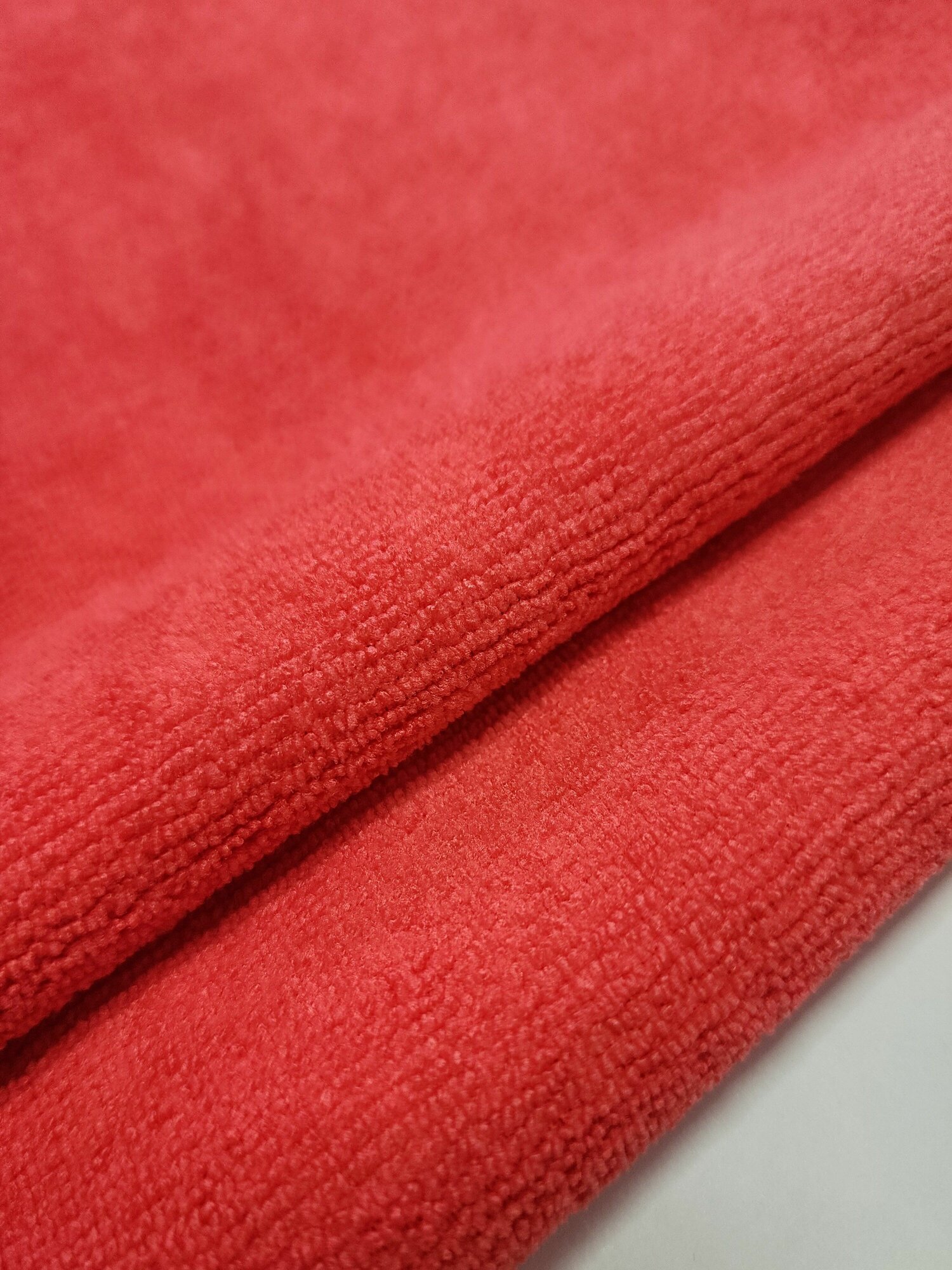 Ткань микрофибра (для уборки, для полотенец), 100*150, красная