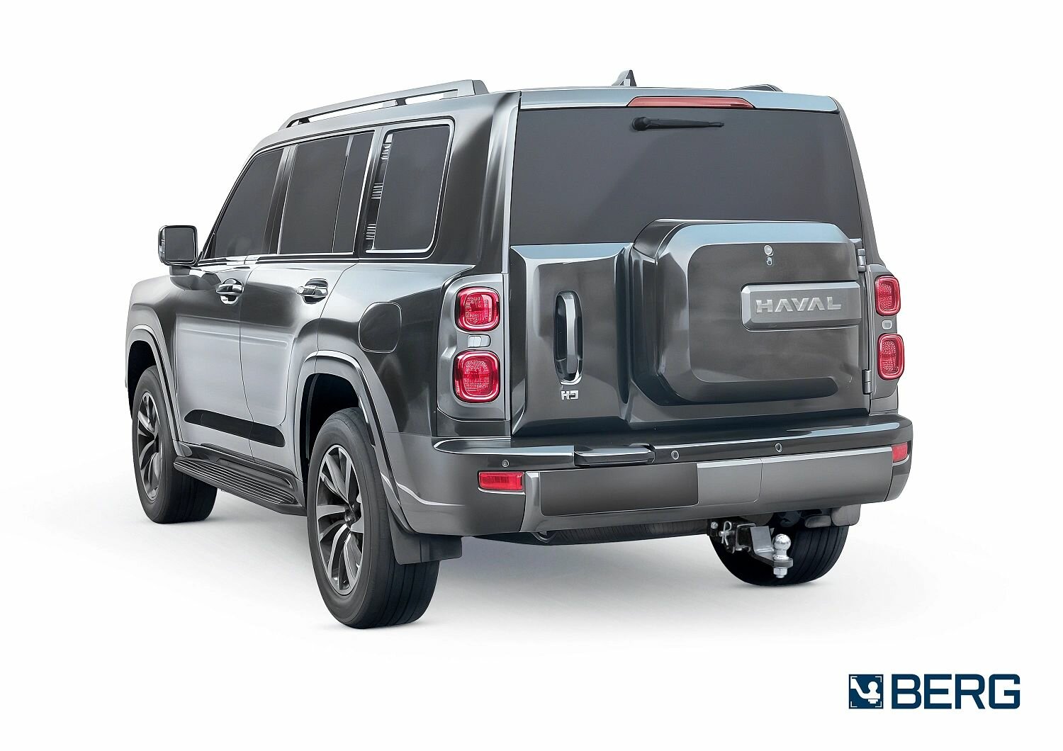 Фаркоп под квадрат Tank 500 2023-, Haval H5 2024-, Haval H9 2024- BERG F.4812.006