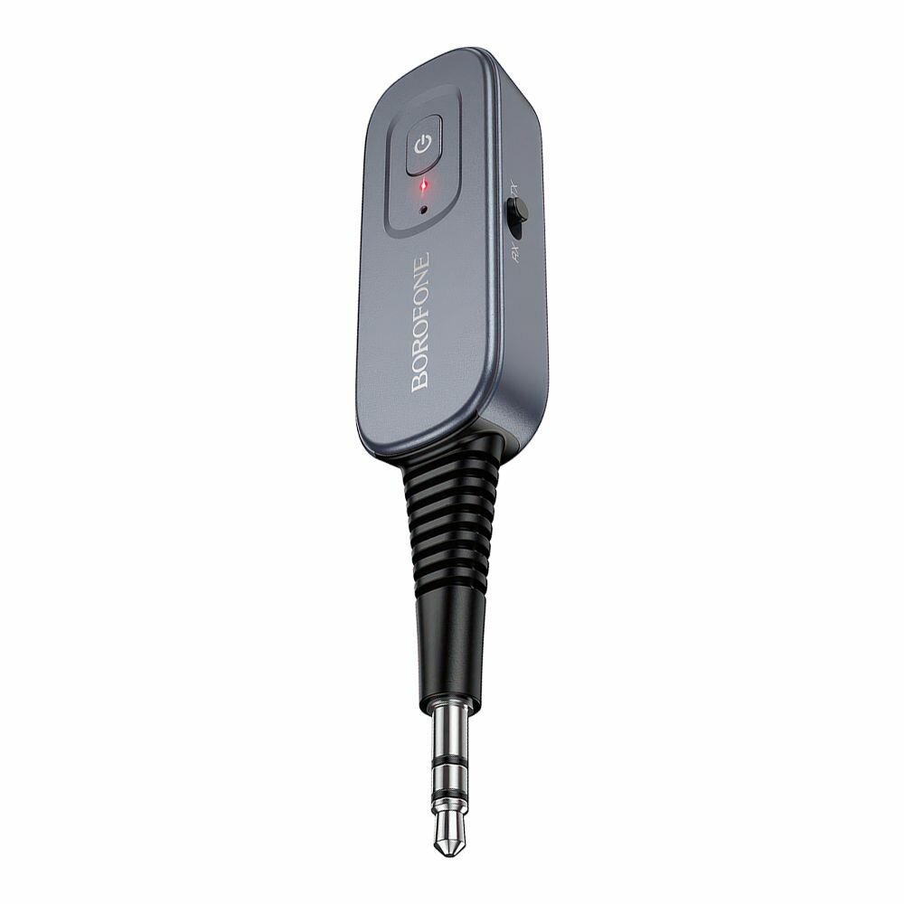 Bluetooth Адаптер BOROFONE BC51 Clear Way BT 5.4, 3.5mm (серый)