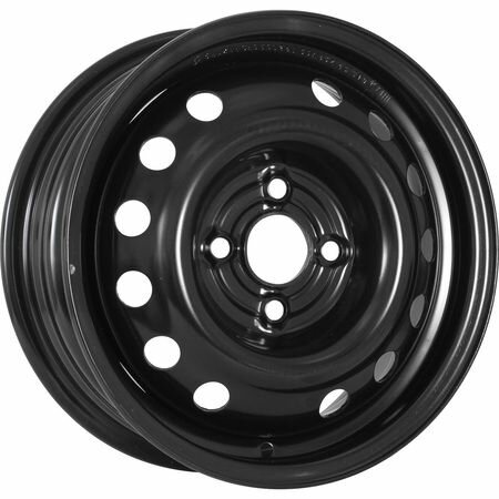Колесный штампованный диск Евразиа тапо 53A45Z R14x5.5 4x100 ET45 CB56.6 Black