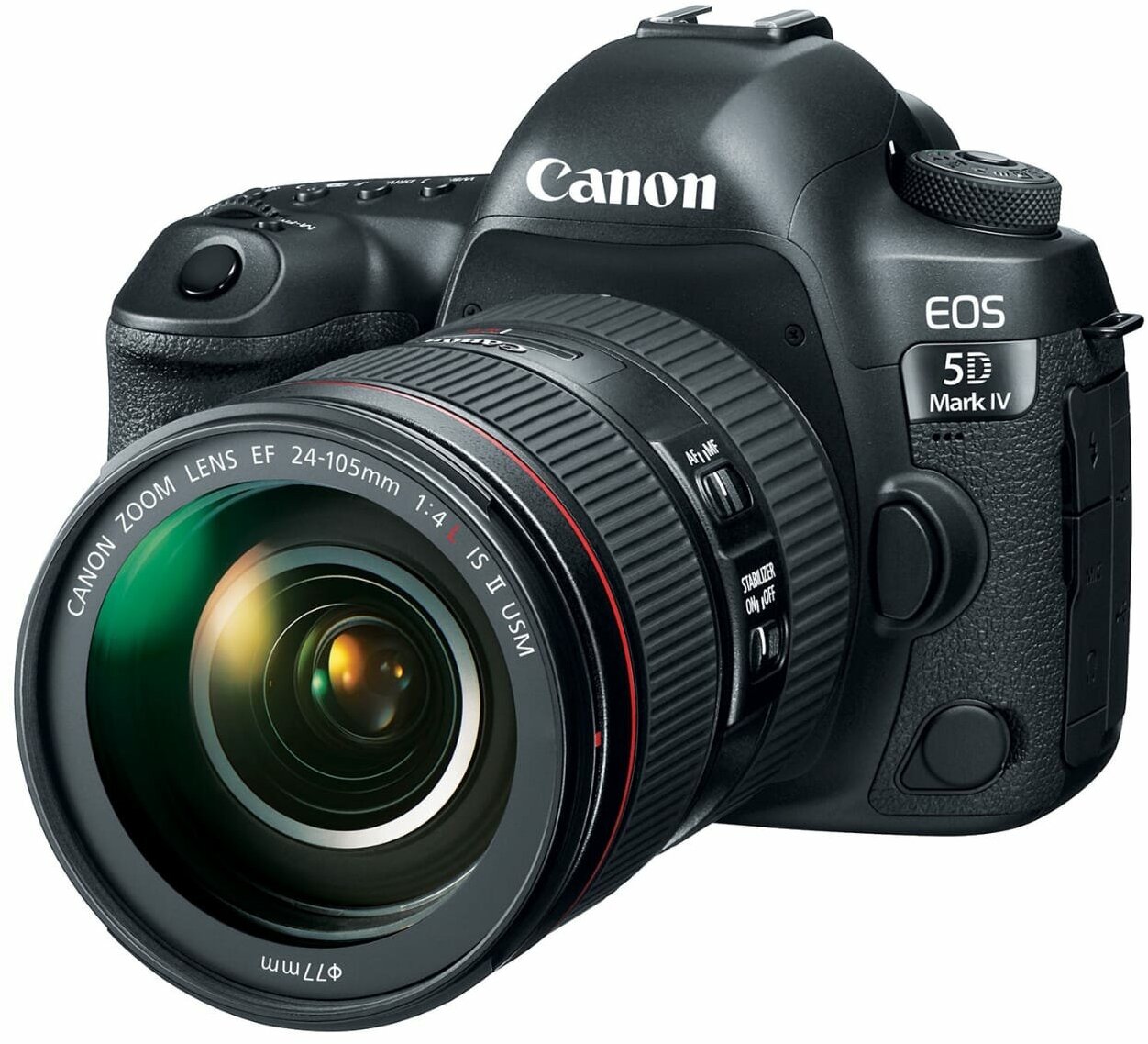 Фотоаппарат Canon EOS 5D Mark IV Kit черный EF 24-105MM f/4L IS II USM