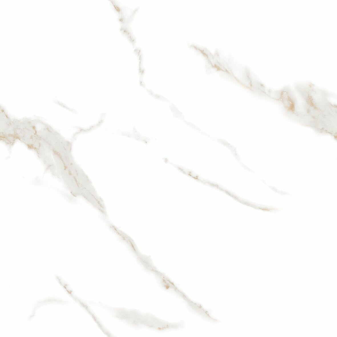 Керамогранит Ceradim (Керадим) Calacatta Sharp Gold белый 80х80 см полированный