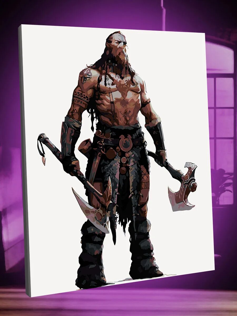 Картина по номерам Скандинавия викинги