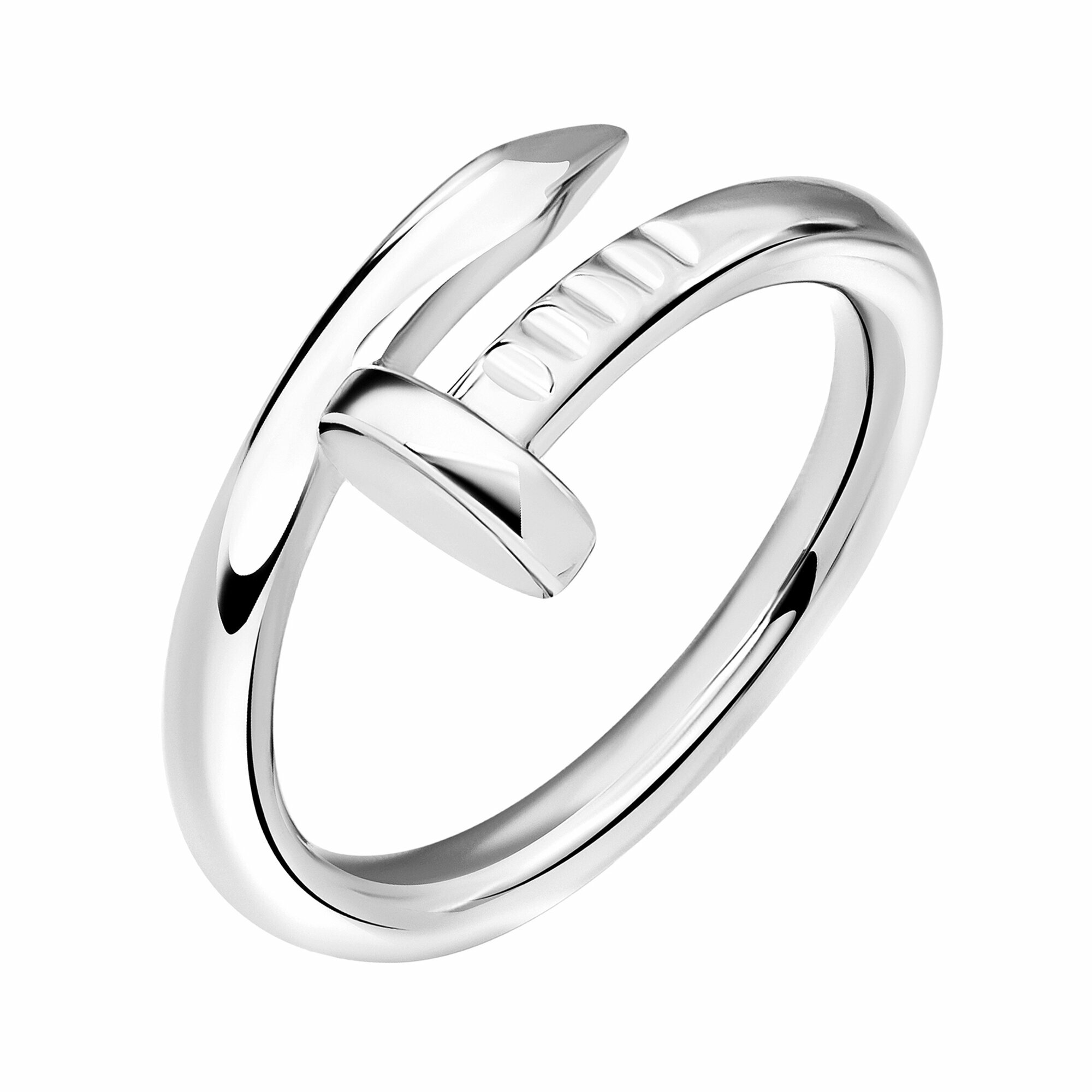 Кольцо, серебро, 925 проба, родирование