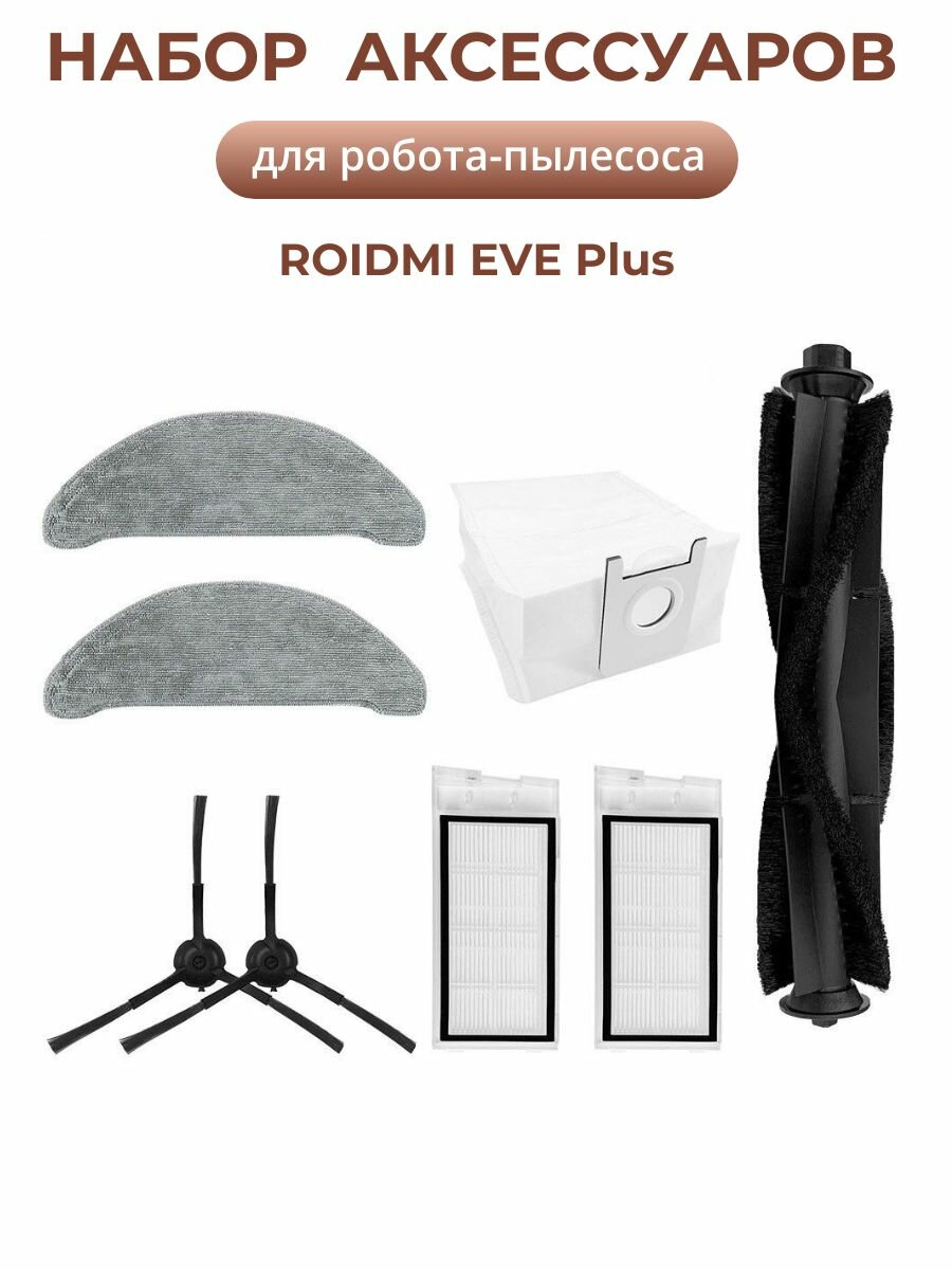 Набор фильтров и щеток для робота-пылесоса ROIDMI EVE Plus