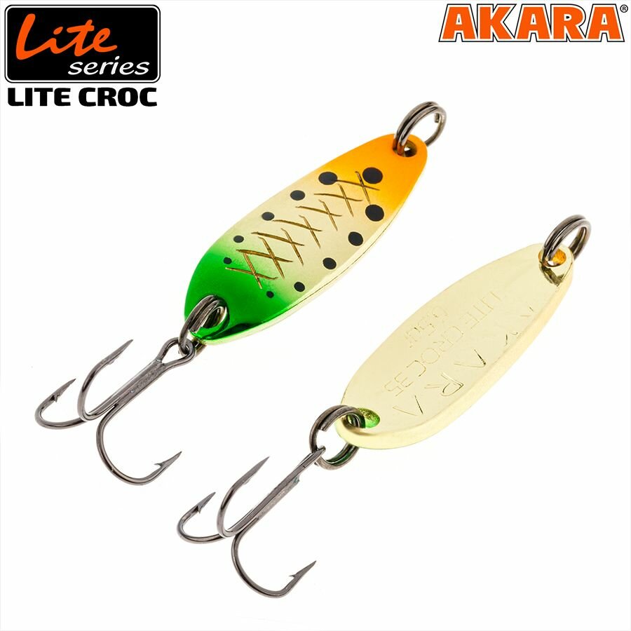 Блесна колеб. Akara Lite Series Lite Croc 35 6,5гр. AB43