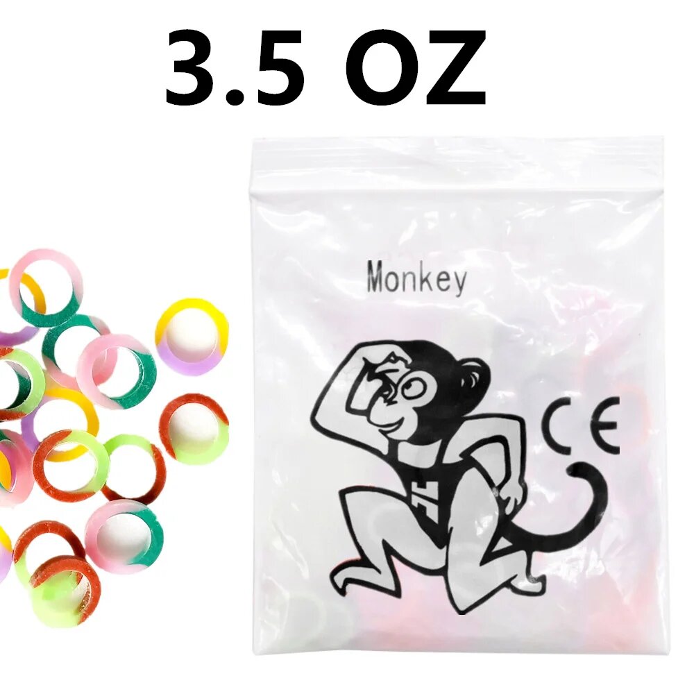 Стоматологические резинки ZOO, силиконовые, 2,5/3,5/4,5/5,0/6,5 унции