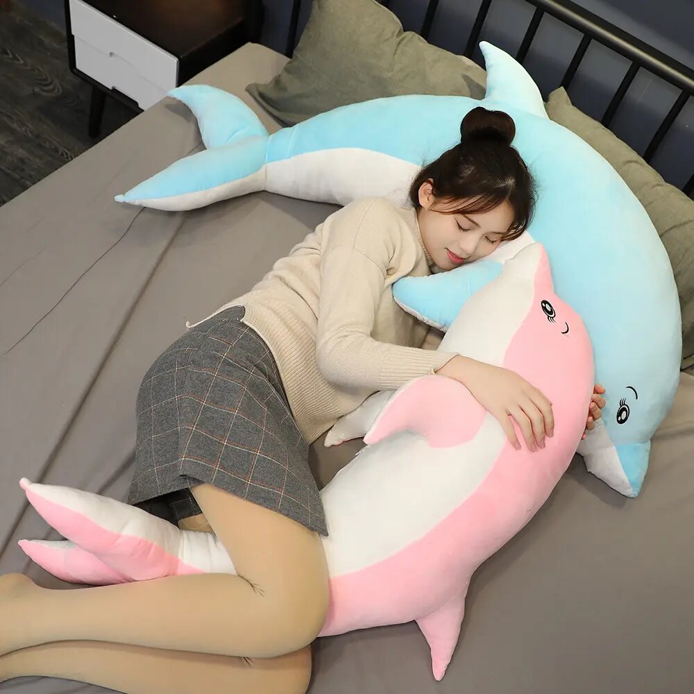 Мягкая игрушка дельфин Розовый 50cm