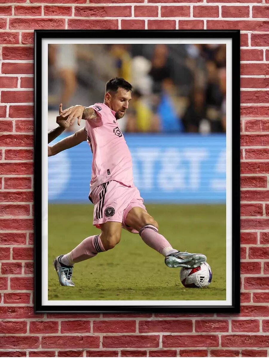 Плакат, Постер Месси, А3 (фотопанно, постер на стену)