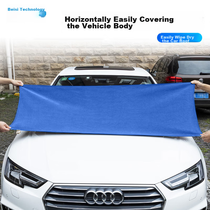 Beisike Car Wash Towel, Specialized for Car Interior Cleaning, Lint-Free, Absorbent, Microfiber Fleece Glass Cleaning Cloth
