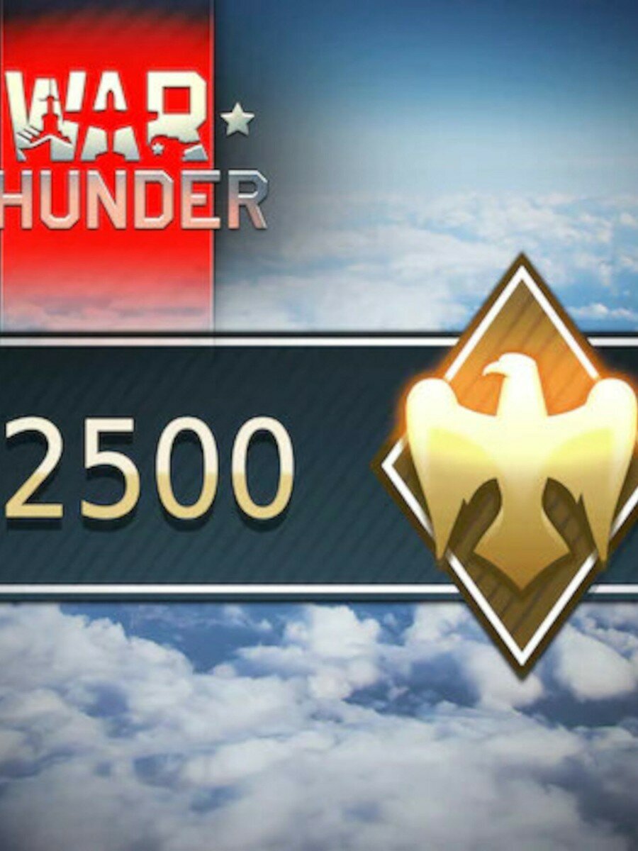War Thunder - 2500 Golden Eagles для PS5 (цифровая версия, регион: Турция)