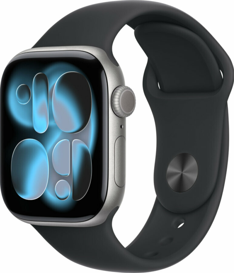 Умные часы Watch Series 11, 46 mm, Space Grey, S/M, Space Grey Aluminium Black Sport Band