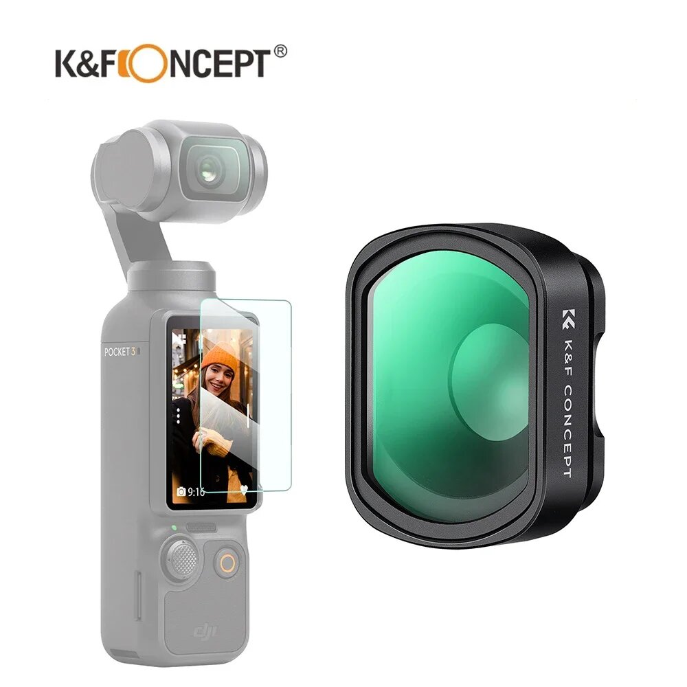 K&F CONCEPT Макро-фильтр 10x для DJI Osmo Pocket 3 HD